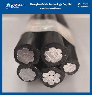Overhead Insulated Cable XLPE 0.6/1kV NFC 33-209 AAC/XLPE+ AAAC /XLPE ...