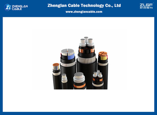 MV 33KV AL XLPE SWA PE 3x300SQMM Steel Wire Armoured Power Cable